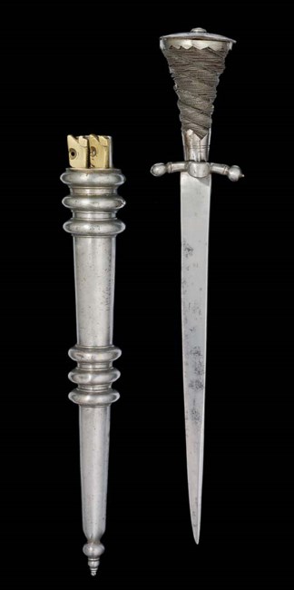 A GERMAN LANDSKNECHT DAGGER, IN 16TH CENTURY STYLE , 19TH CENTURY ...