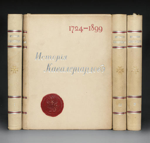 PANCHULIDZEV, Sergei Alekseevich (1855-1917). Istoriia Kavalergardov 1724-1799-1899. [The ...