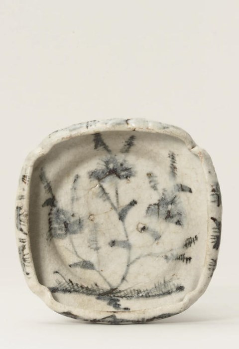A Shino mukozuke [food dish] , EDO PERIOD (17TH CENTURY) | Christie's