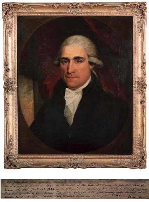 KARL ANTON HICKEL (Bohemia 1745-1798 Hamburg) , Portrait of John Scott ...