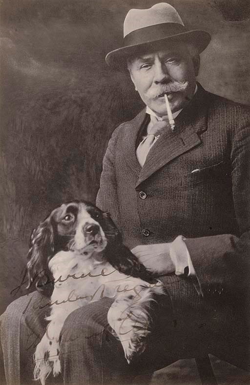 ELGAR, Sir Edward (1857-1934). Portrait photograph inscribed to 'J ...