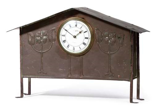 WARING & GILLOW, IN THE MANNER OF GEORGE WALTON; MANTLE CLOCK | Christie's