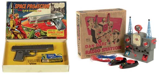 Dan Dare plastic Merit Toys, 1950s-1960s