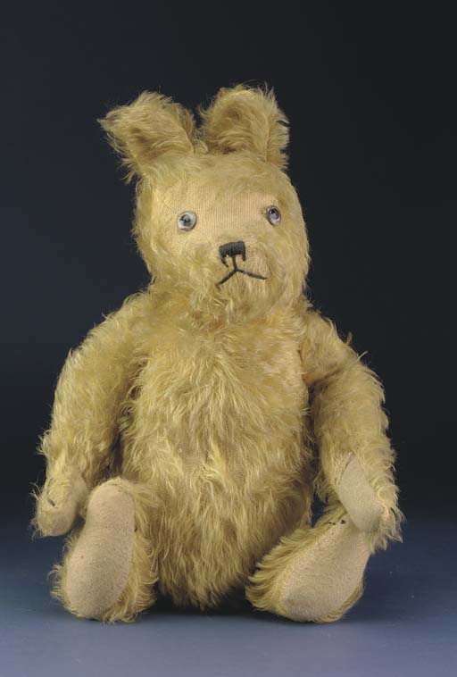 An unusual British teddy bear