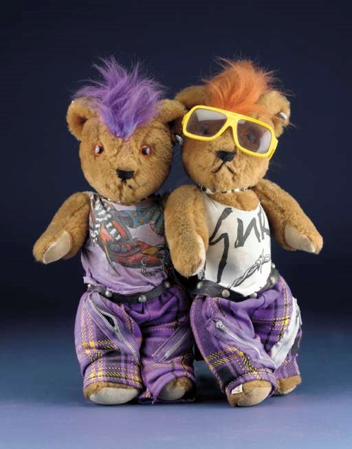 Punk bears by Gail Everitt