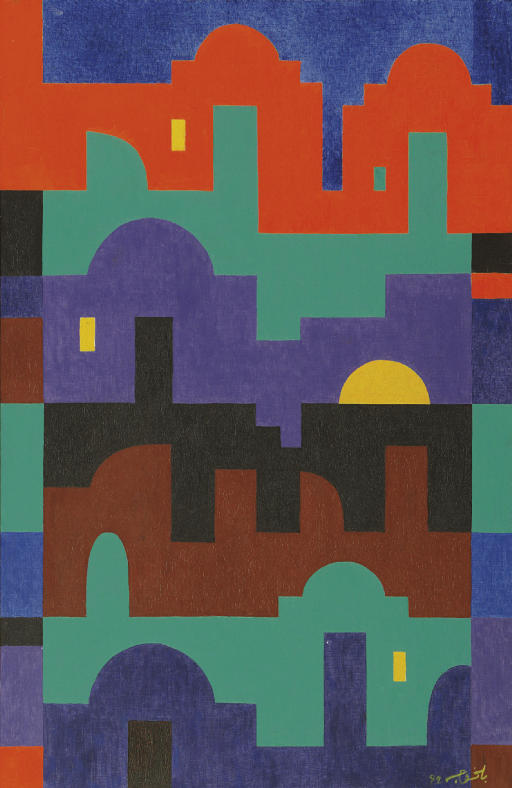 NEJIB BELKHODJA (TUNISIAN, 1933-2007) , Medina | Christie's