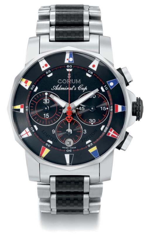 Corum. A stainless steel and carbon graphite limited edition self ...