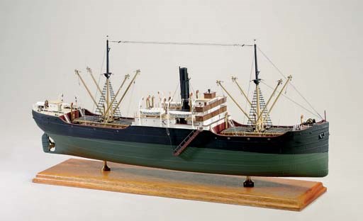 A ship model of a Tramp Steamer , C. COOK, CA. 2004 | Christie's