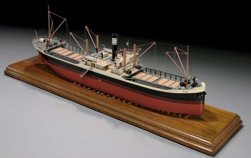 A ship model of a Tramp Steamer , C. COOK, CA. 2004 | Christie's