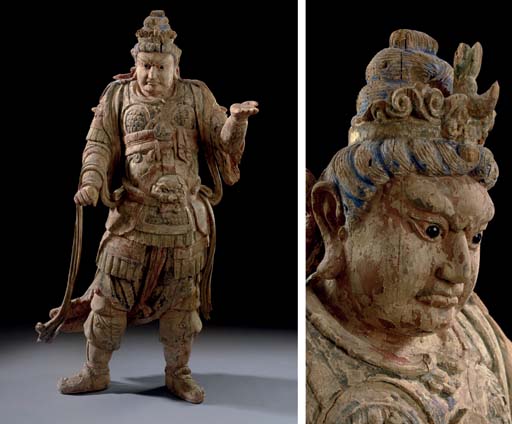 A RARE PARCEL-GILT BRONZE FIGURE OF SHOULAO , 17TH CENTURY | Christie's