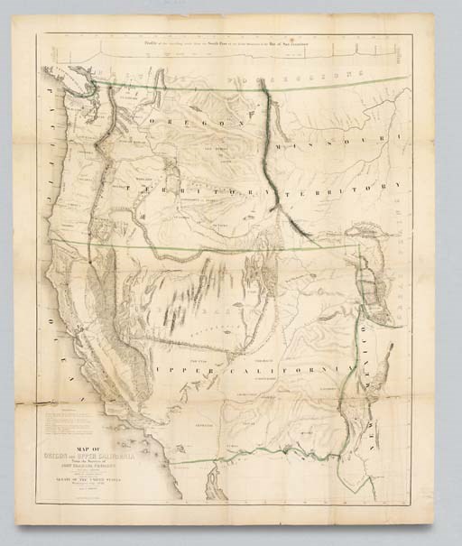 FRÉMONT, John Charles. Geographical Memoir upon Upper California, in ...