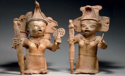 RARE VERACRUZ ARTICULATED FIGURE , NOPILOA, LATE CLASSIC, CA. A.D. 550 ...
