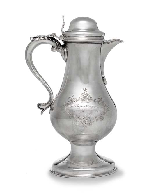 AN IMPORTANT SILVER FLAGON