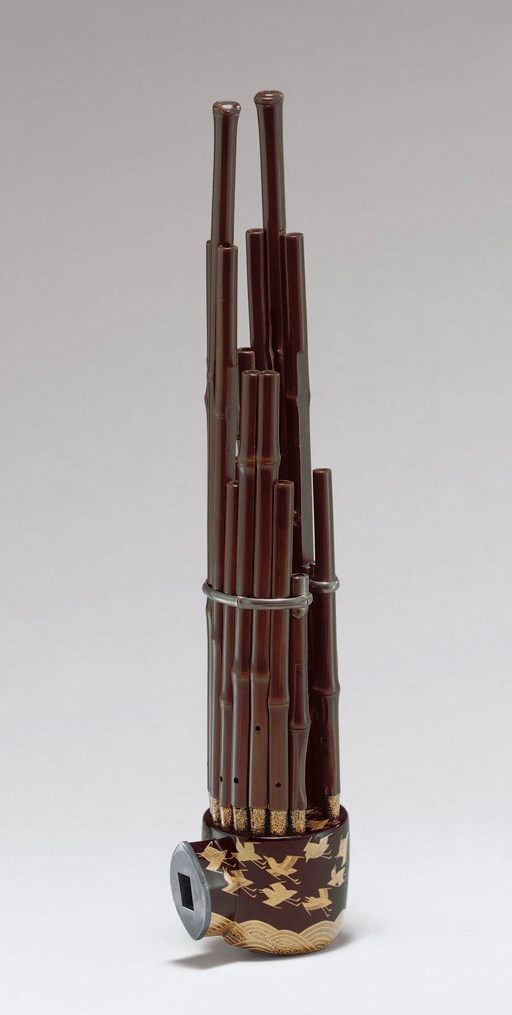 A Bamboo and Lacquer Mouth Organ (Sho) , EDO PERIOD (19TH CENTURY ...