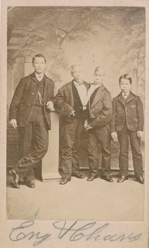 ["CHANG and ENG"]. BUNKER, Chang and Eng (1811-1874), Siamese twins ...