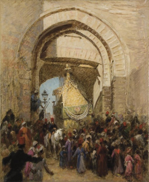 LOUIS BEROUD (LYON 1852 - 1930 PARIS) , Le retour du Mahmal | Christie's