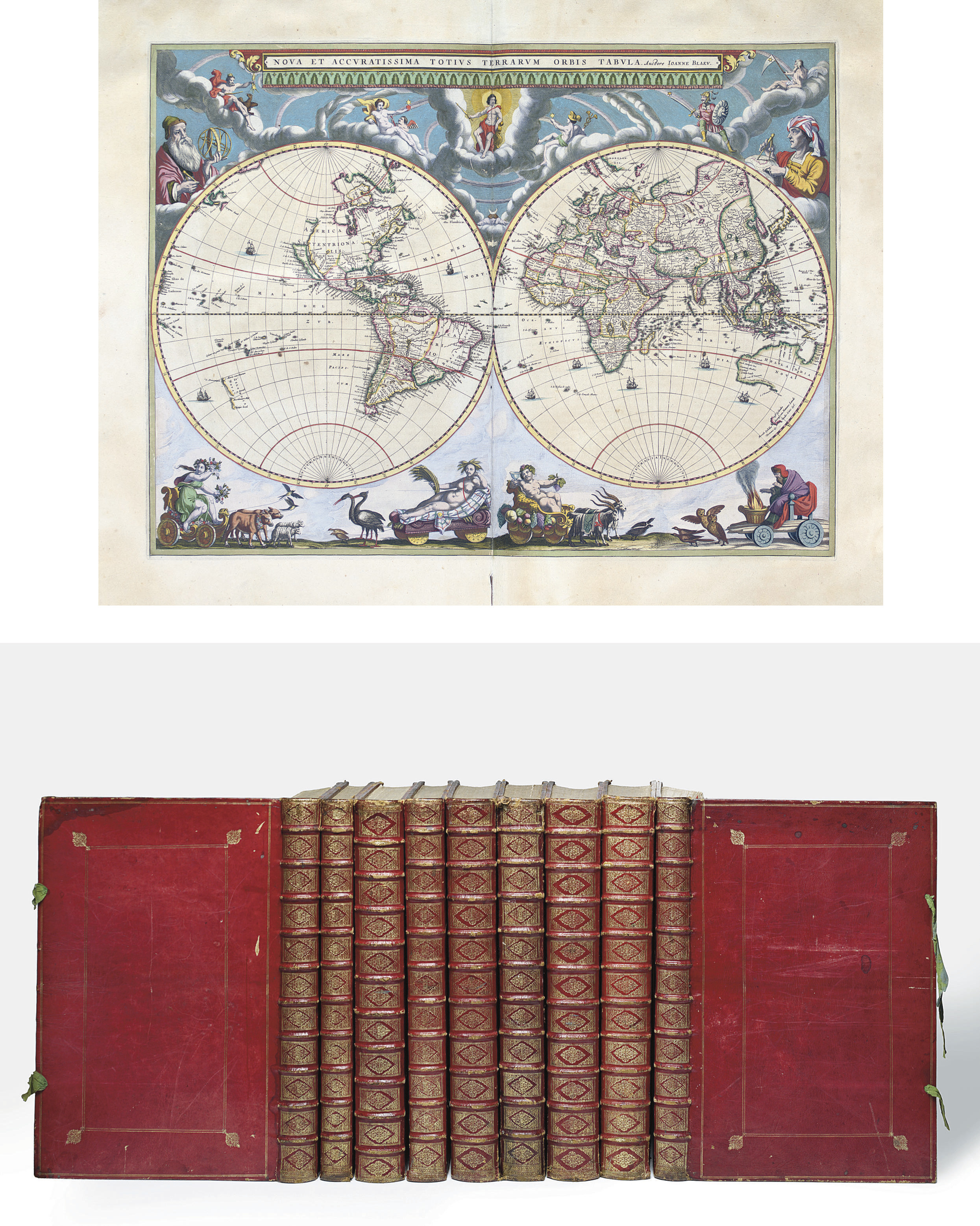 BLAEU, Willem (1571-1638) and Jan BLAEU (1596-1673). Atlas Mayor, sino Geographia Blaviana, en ...