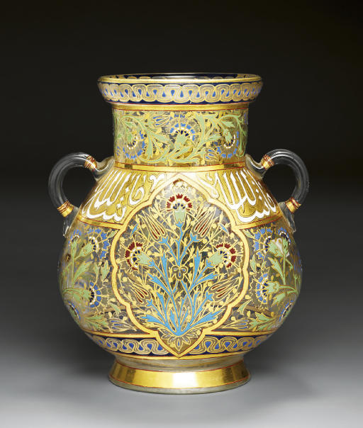 A TIMURID BLUE, WHITE AND TURQUOISE GLAZED POTTERY DISH , CENTRAL ASIA ...