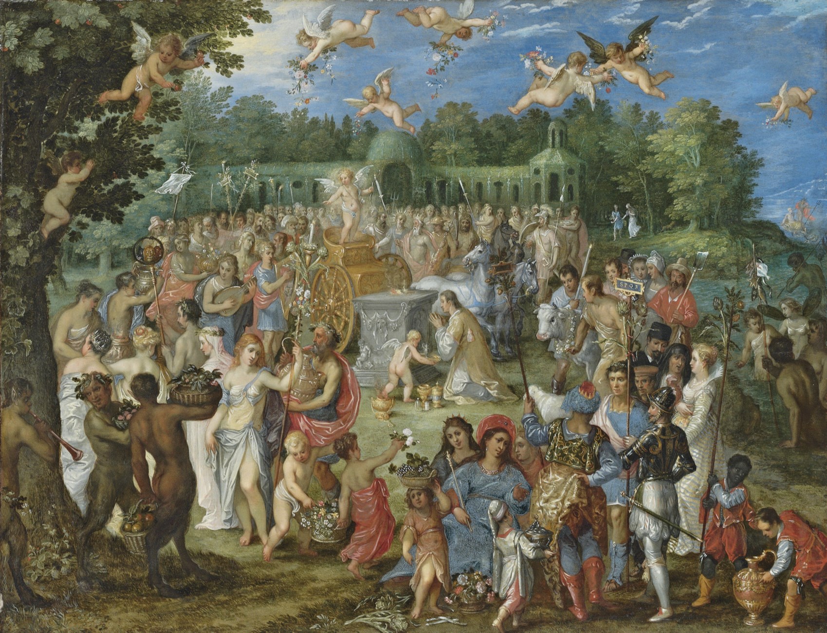Hendrick van Balen I (Antwerp c. 1574/5-1632) , The Triumph of Cupid ...
