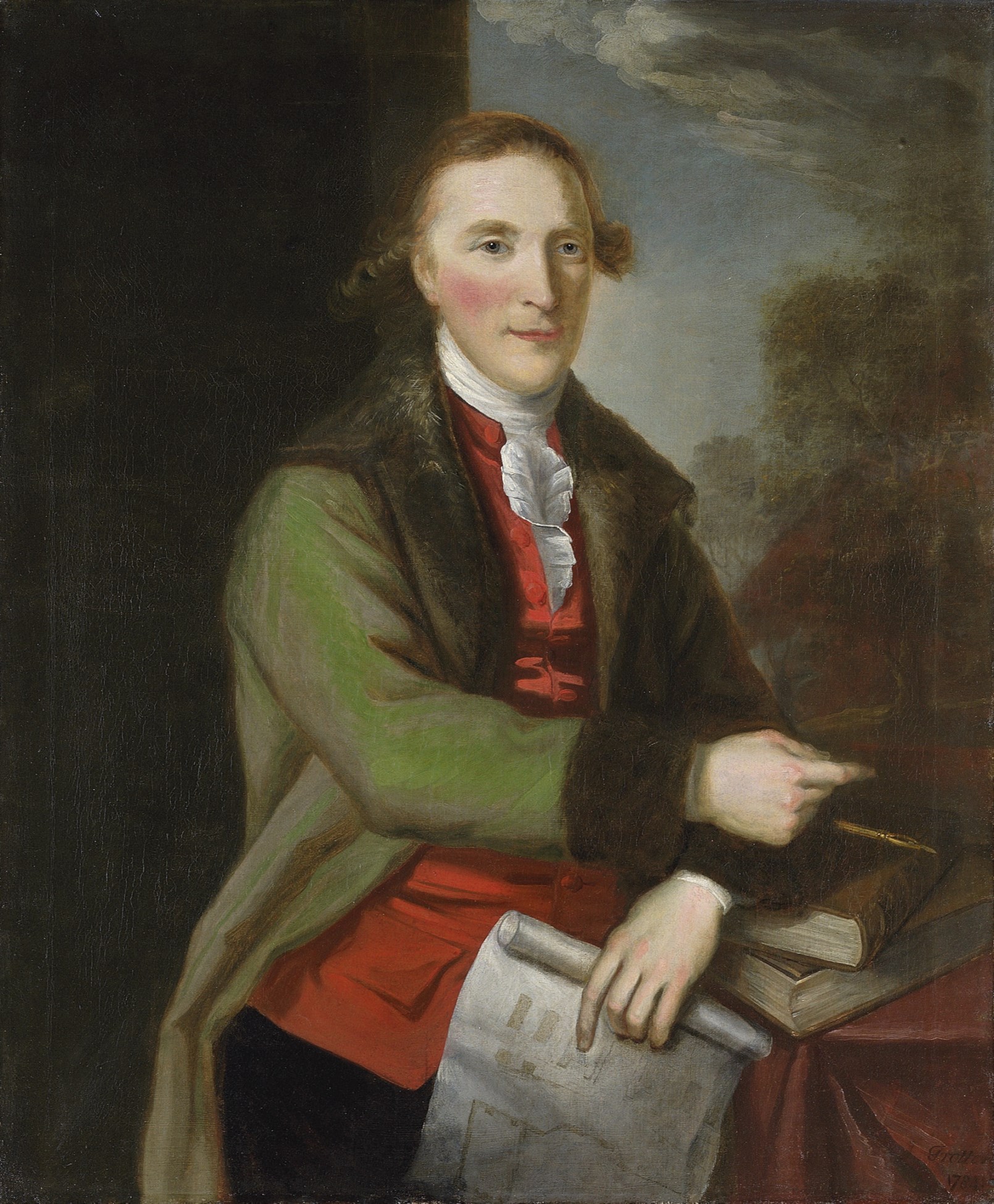 John Trotter (? c. 1756-1792 Dublin) , Portrait of Robert Mack, three ...