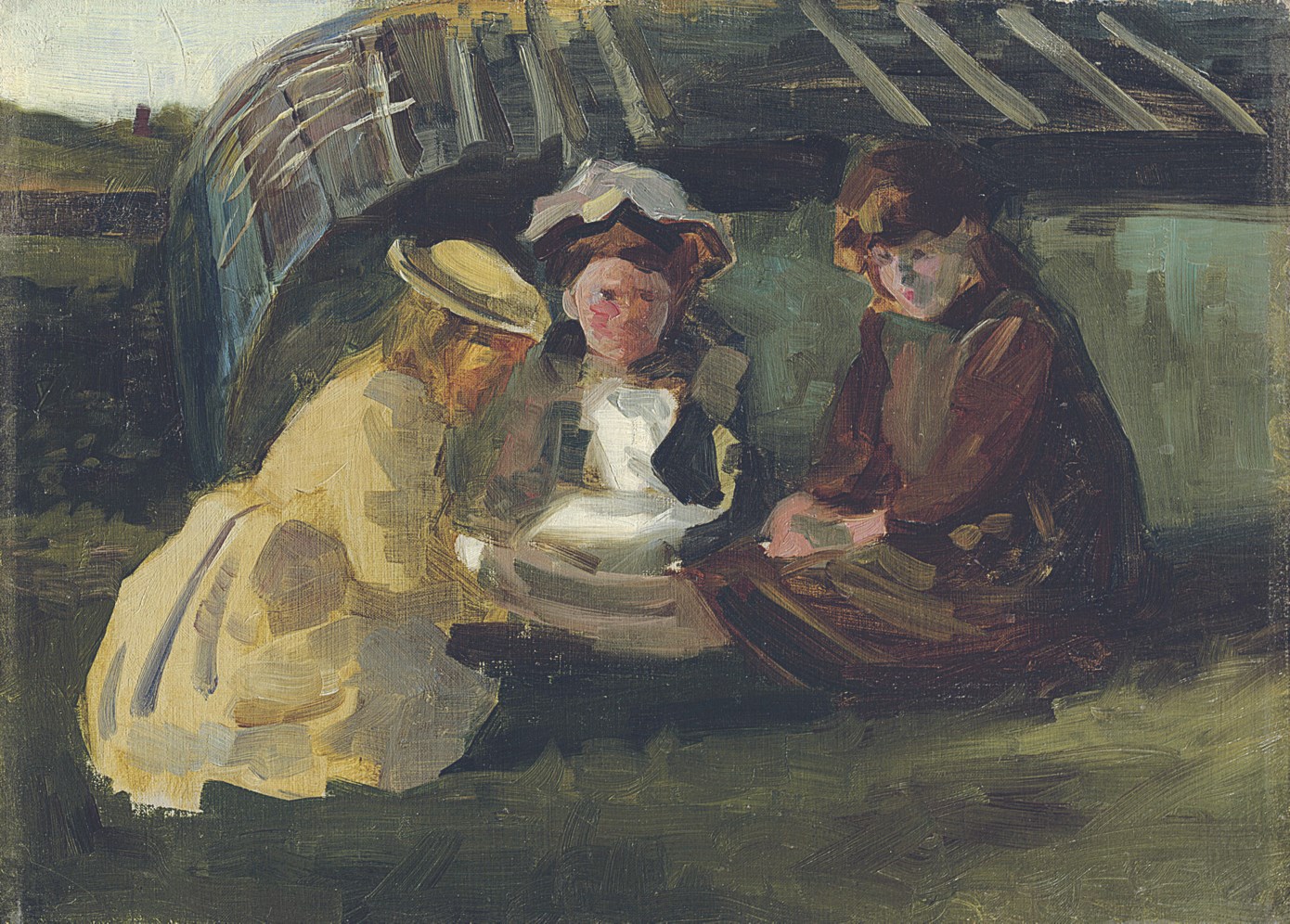 Walter Frederick Osborne, R.H.A. (1859-1903) , Winding Wool | Christie's