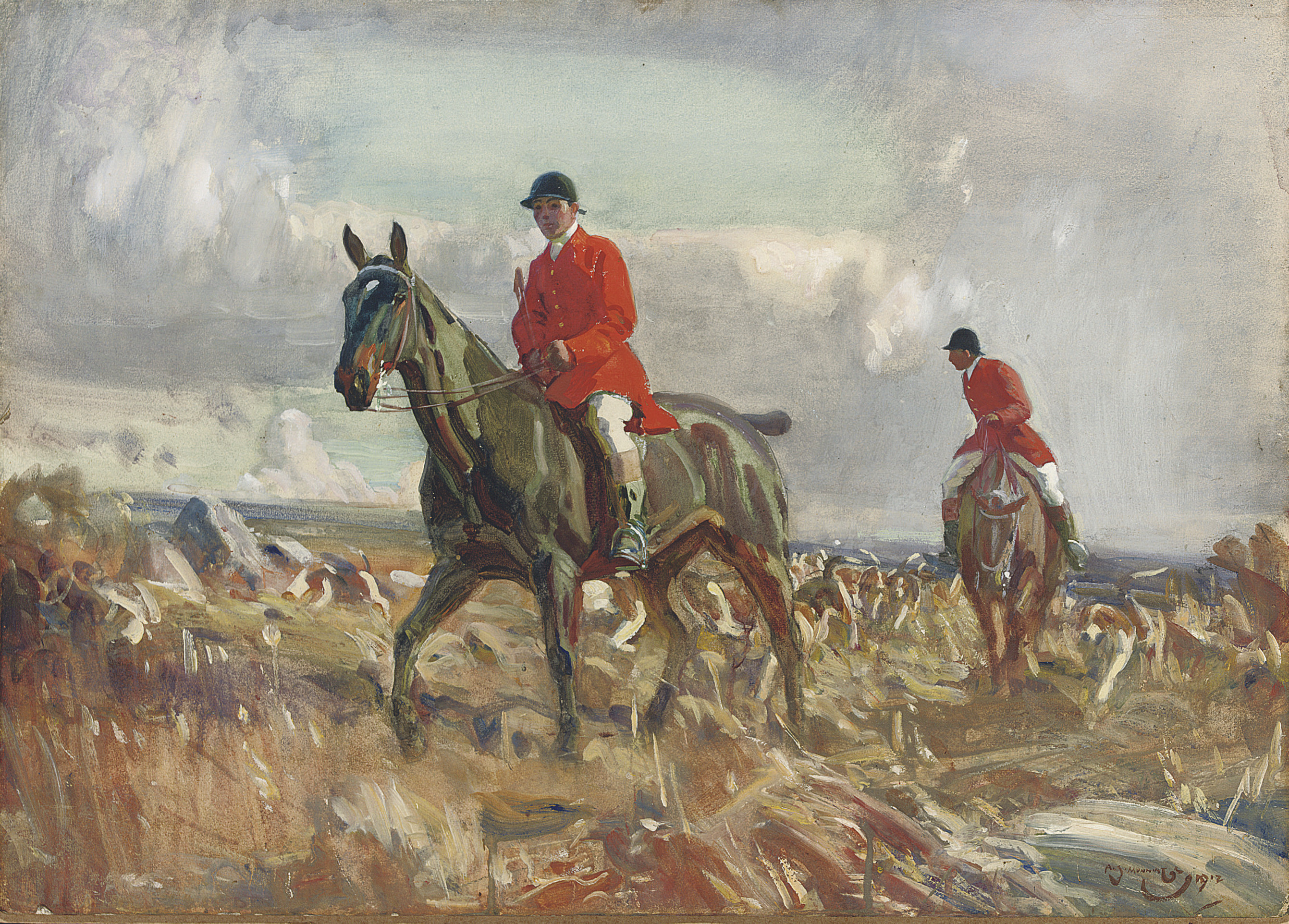 Sir Alfred James Munnings, P.R.A., R.W.S. (1878-1959)