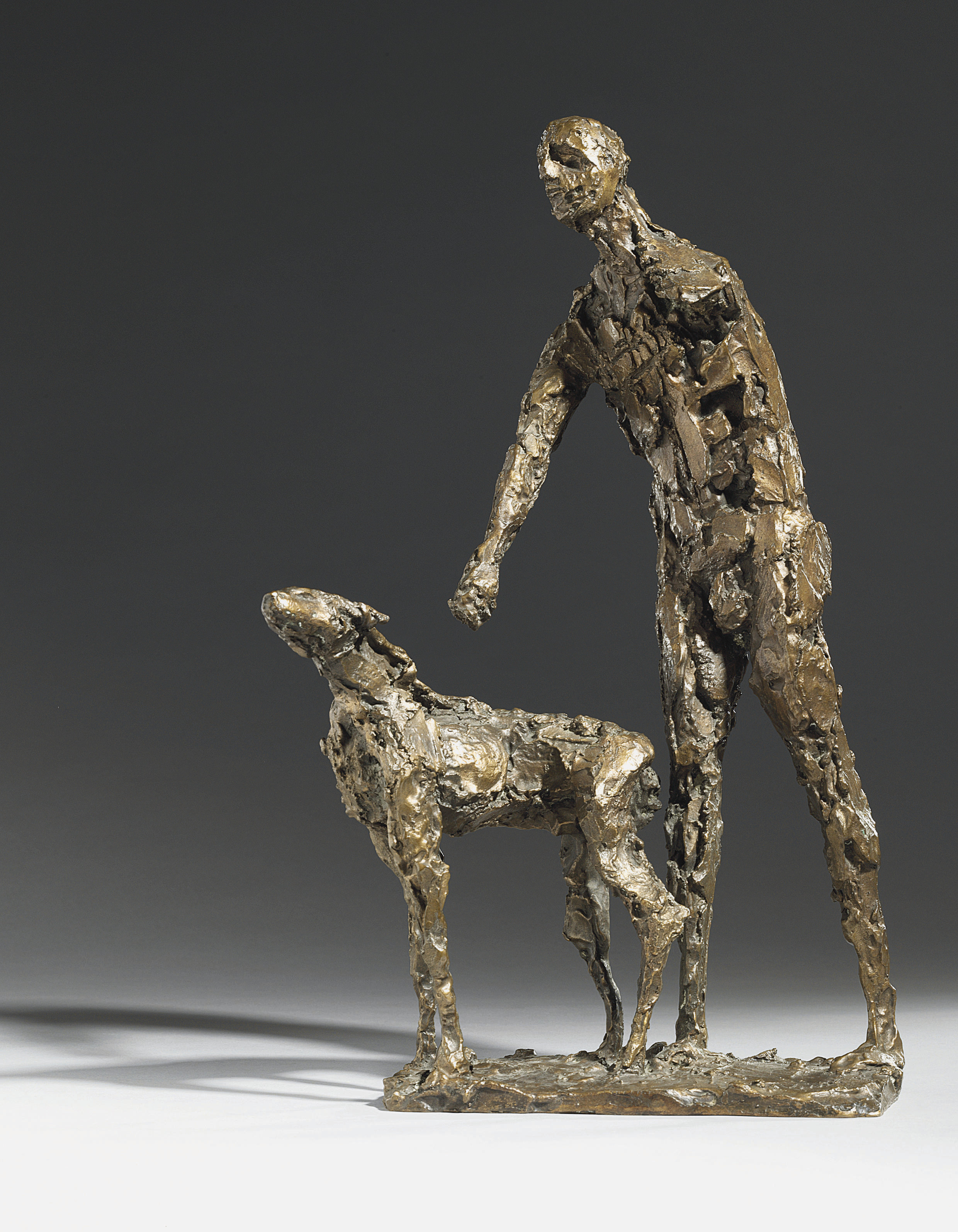 Dame Elisabeth Frink, R.A. (1930-1993) , Maquette for Blind Beggar and ...