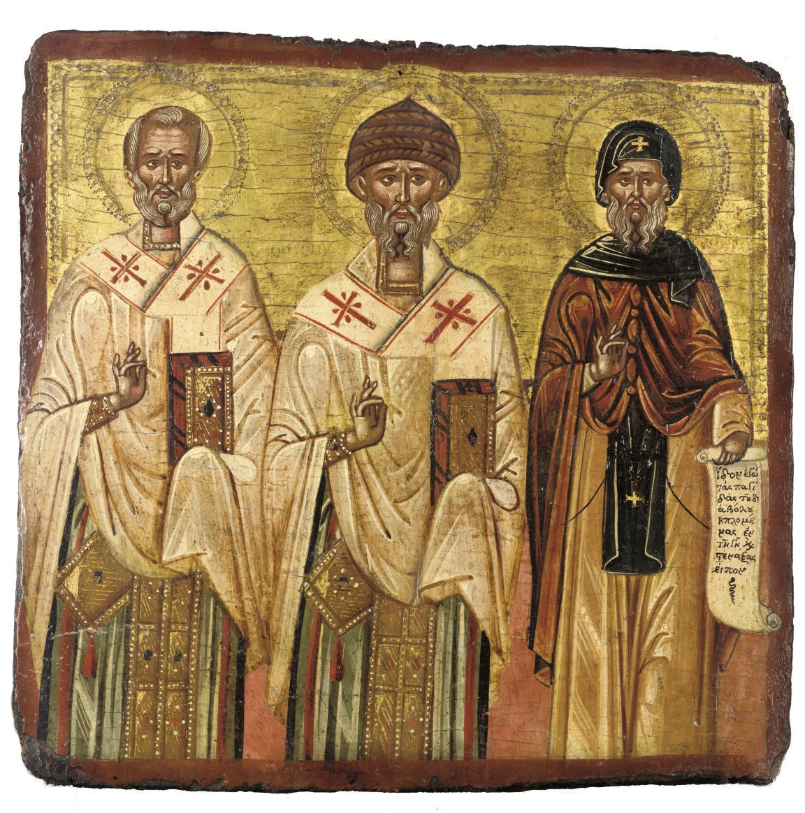 THREE CHURCH FATHERS , GREEK, 17TH CENTURY | Christie's