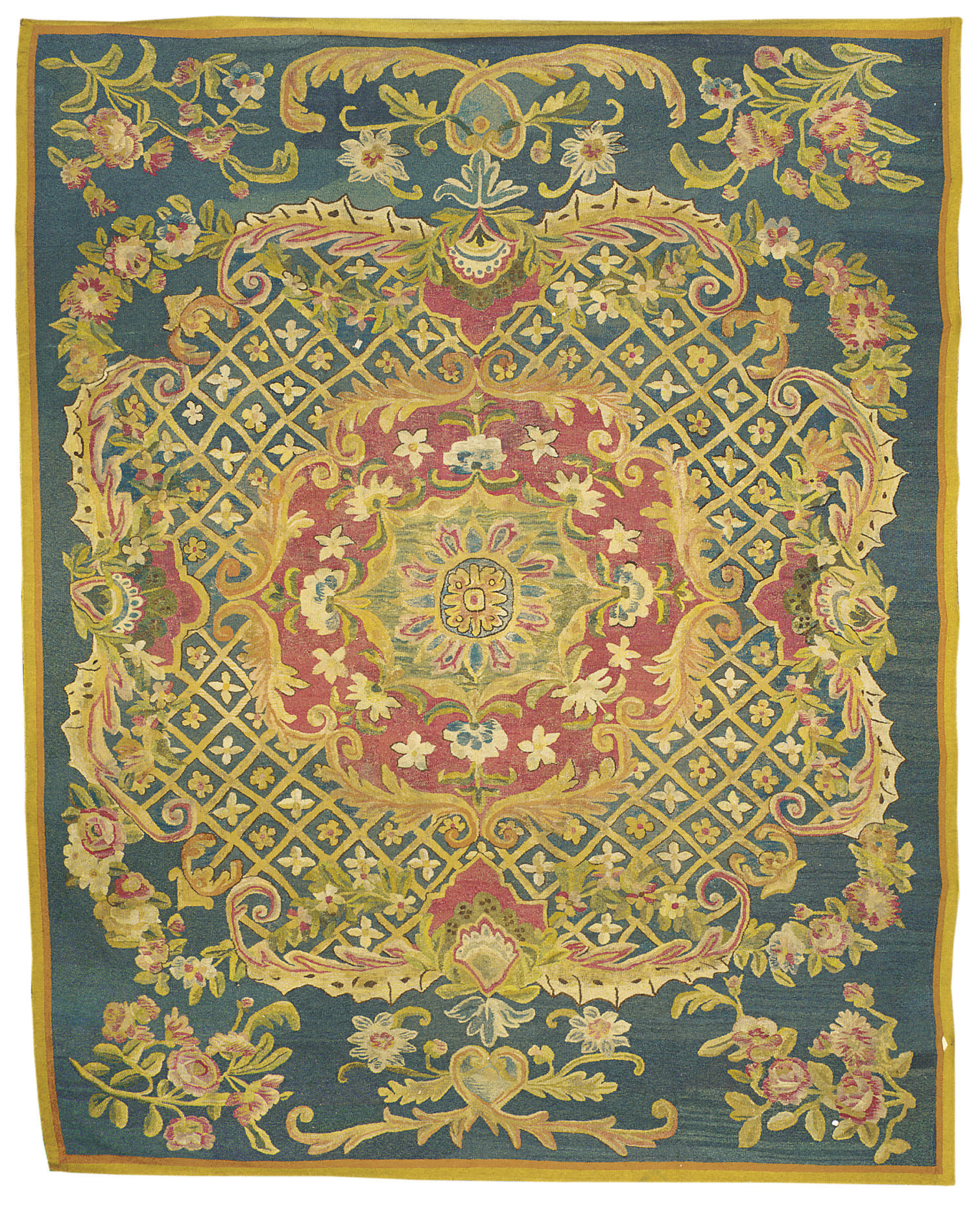 A LATE LOUIS XV AUBUSSON CARPET , FRANCE, SECOND HALF 18TH CENTURY ...