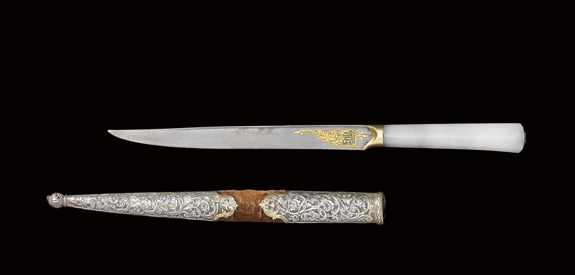 AN OTTOMAN JADE HANDLED KNIFE , TURKEY, 18TH CENTURY | Christie's