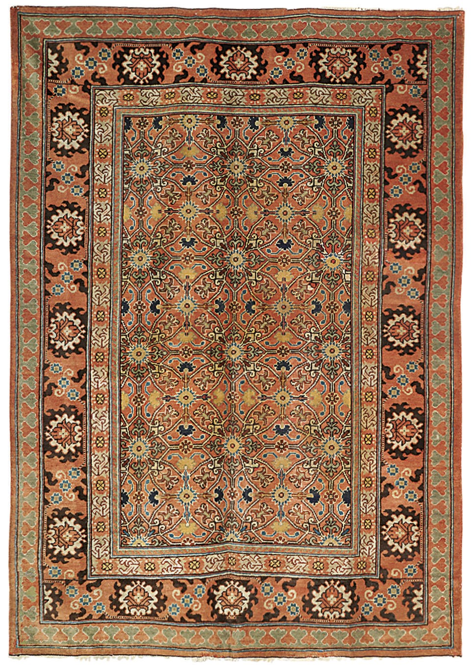 AN EASTERN EUROPEAN CARPET OF SAMARKAND DESIGN , CIRCA 1900 | Christie's