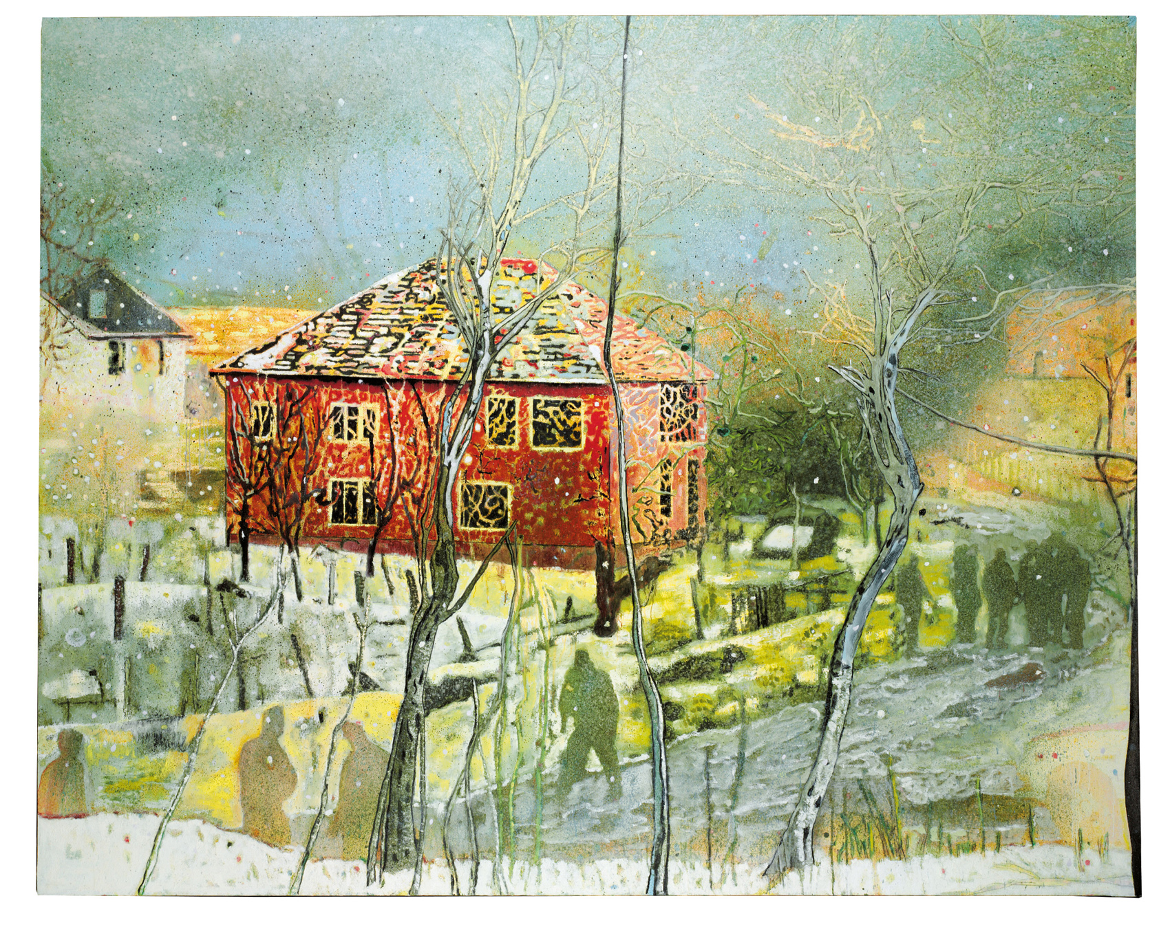 Peter Doig (b. 1959) , Red House | Christie's