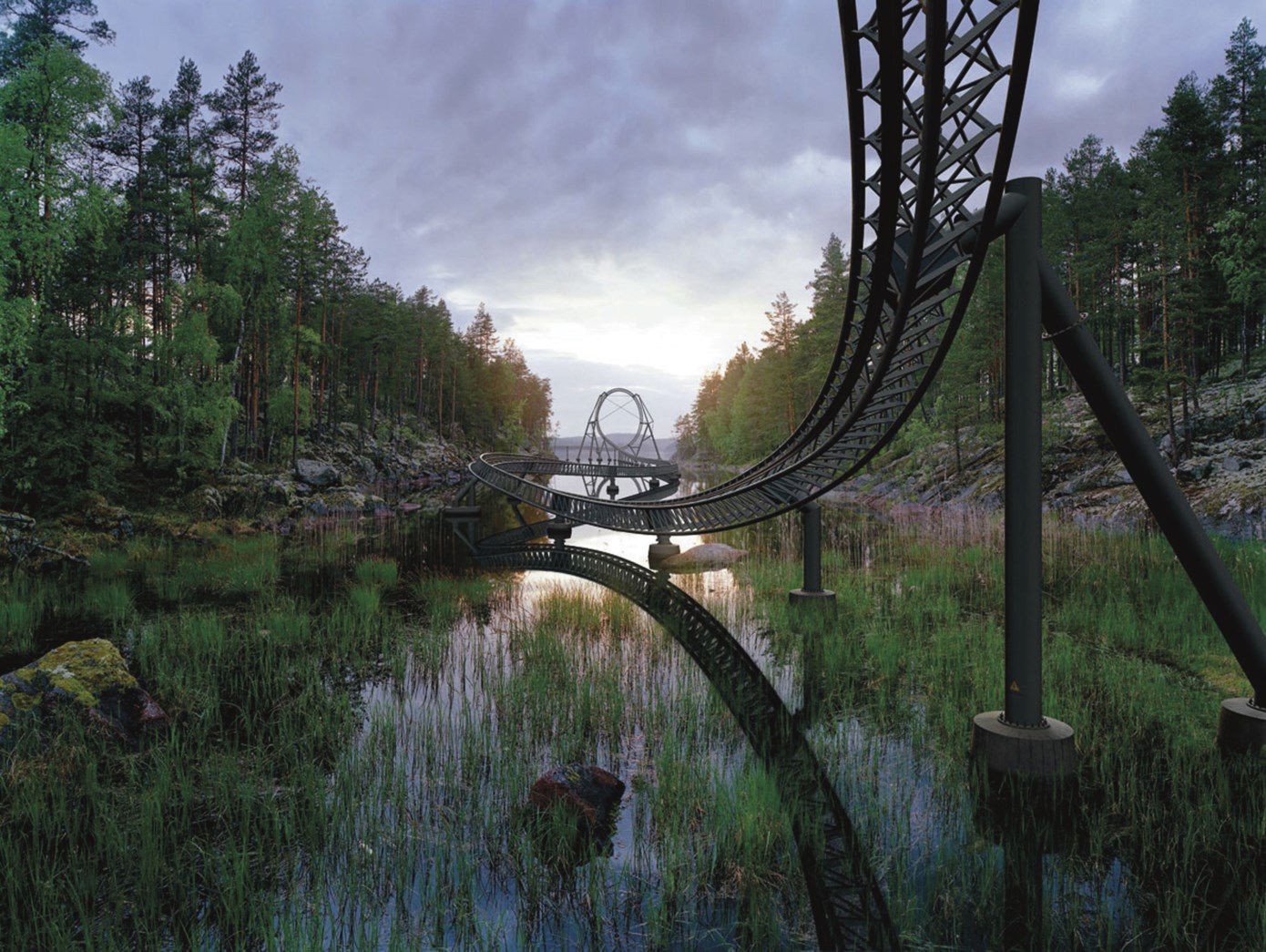 ILKKA HALSO (b.1965 Finnish) , Rollercoaster from 'Museum of Nature ...
