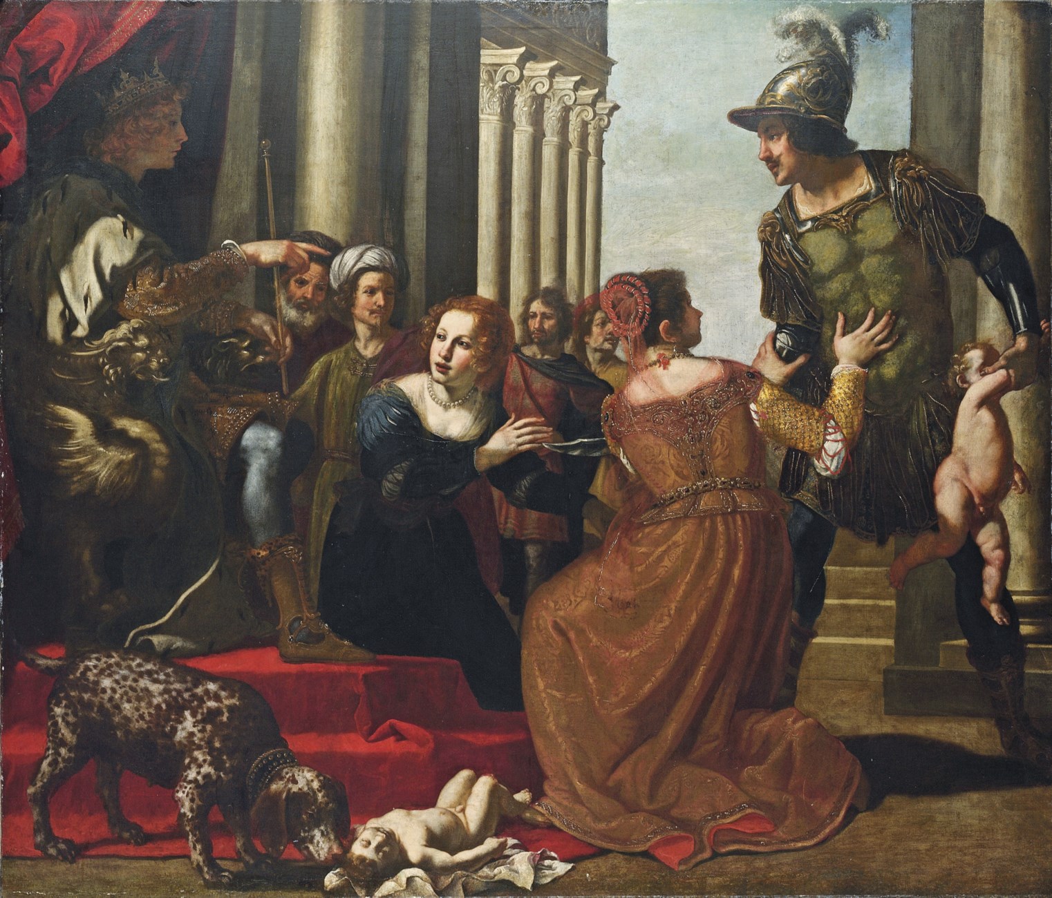 Jacopo Vignali (Pratovecchio 1592-1664 Florence). , The Judgement of ...