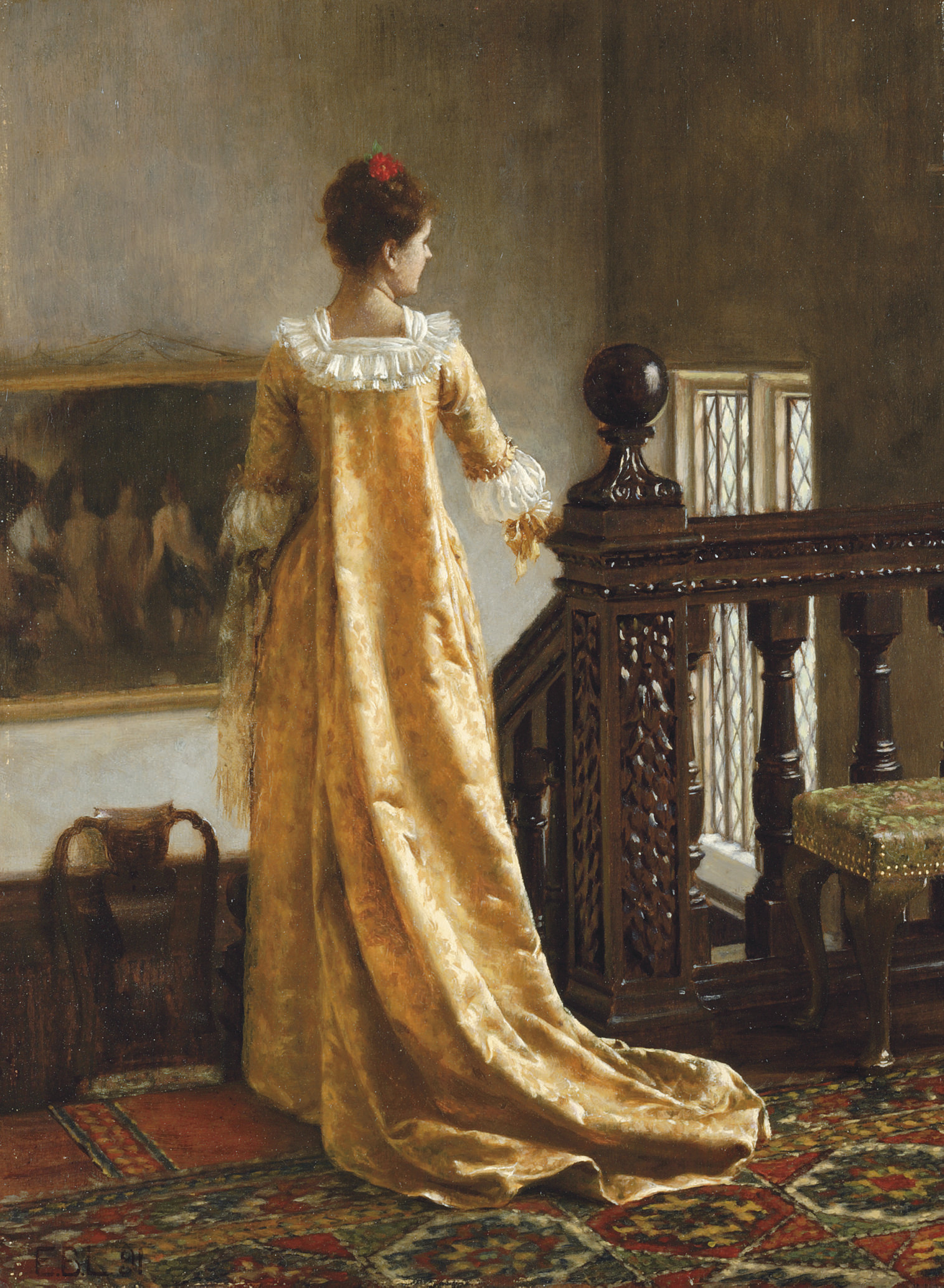 Edmund Blair Leighton (1853-1922) , The golden train | Christie's