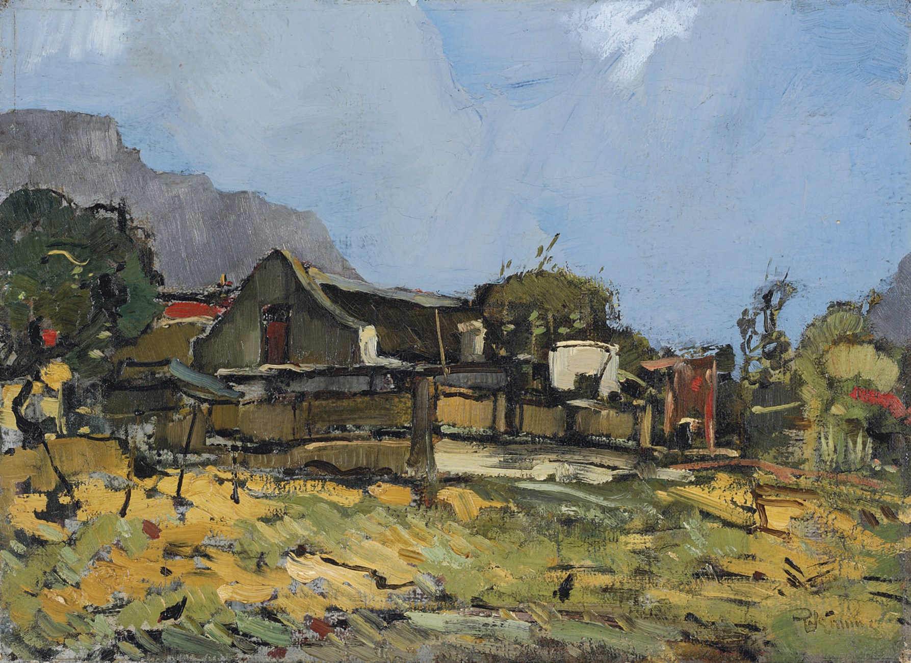 Pieter Willem Frederik Wenning (1873-1921) , Cottages at Claremont ...