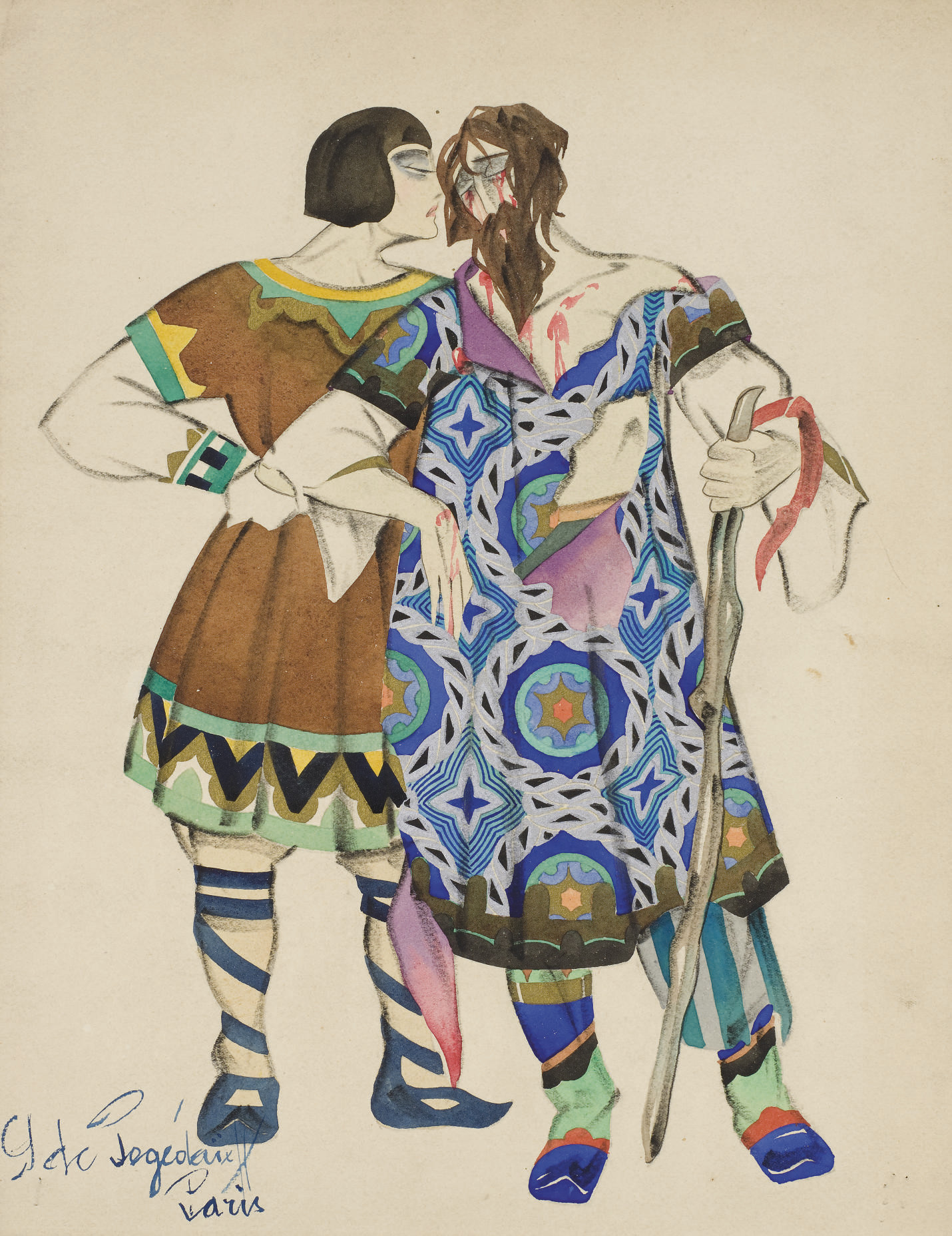 Georges Pogédaieff (1899-1971) , Costume designs for Shakespeare's The ...
