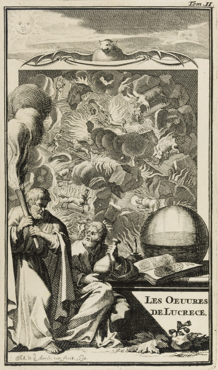 LUCRETIUS CARUS, Titus. Les oeuvres ... traduites en françois ... par M ...
