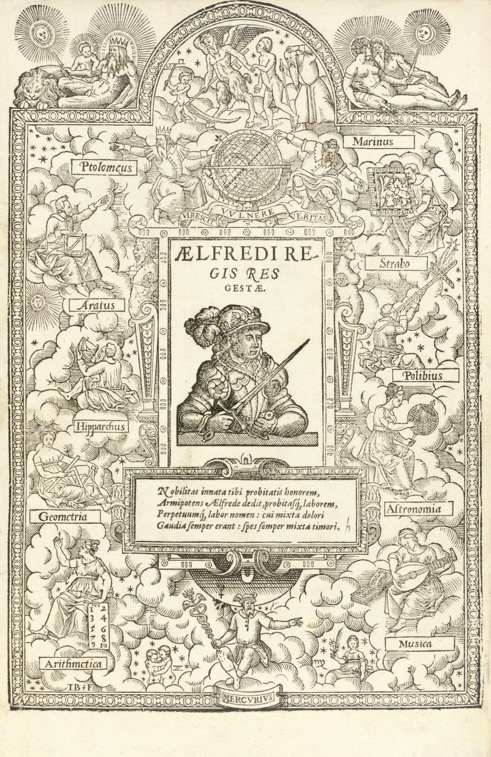 [ASSER, Joannes]. Aelfredi regis res gestae. [London: John Day, 1574 ...