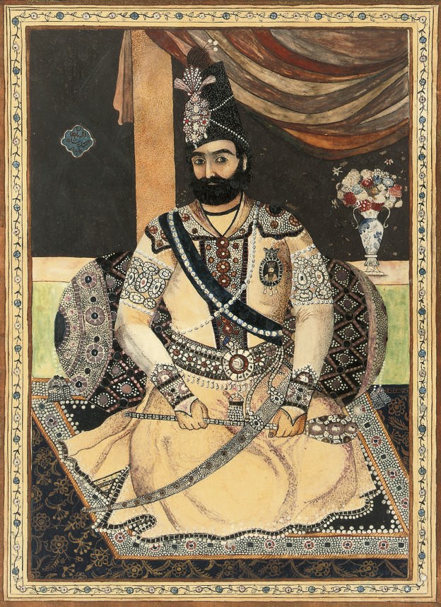 A PORTRAIT OF MUHAMMAD SHAH (1808-1848AD), IRAN, CIRCA 1835 | Christie's