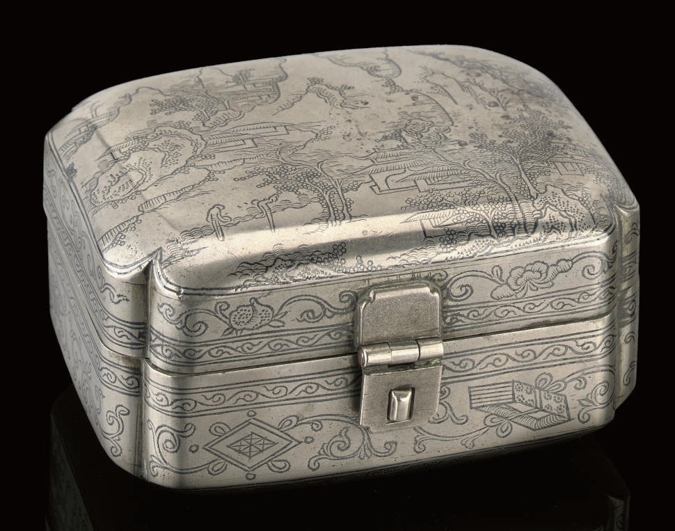 A PAKTONG BOX AND HINGED COVER, 18TH CENTURY | Christie's