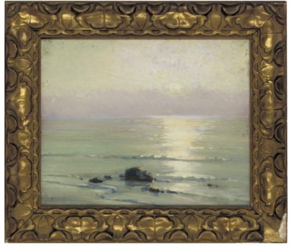 Frederick Milner (1863-1939) , Sunset at Porthmeor, St. Ives | Christie's