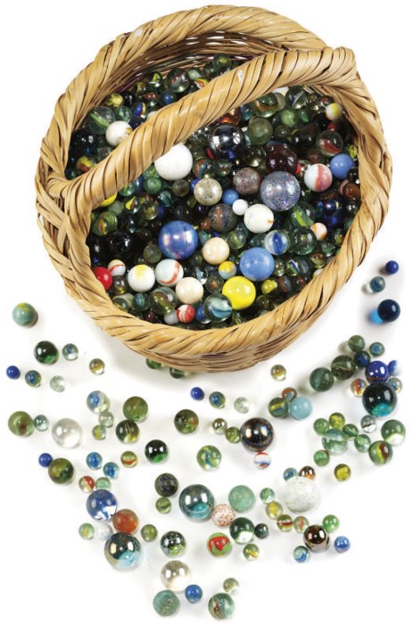 A LARGE COLLECTION OF GLASS MARBLES , 20TH CENTURY | Christie's