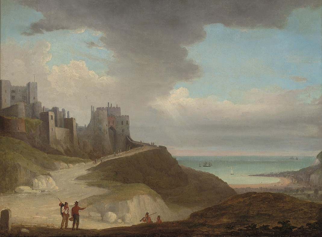 Thomas Whitcombe (c.1752-1824) , Dover Castle, Kent (illustrated); and ...