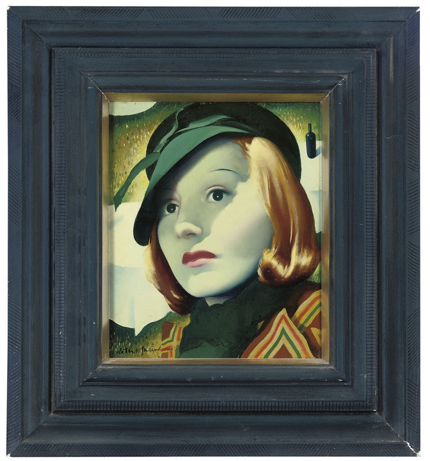Robert Duckworth Greenham (1906-1976) , Portrait of Elizabeth Bergner ...
