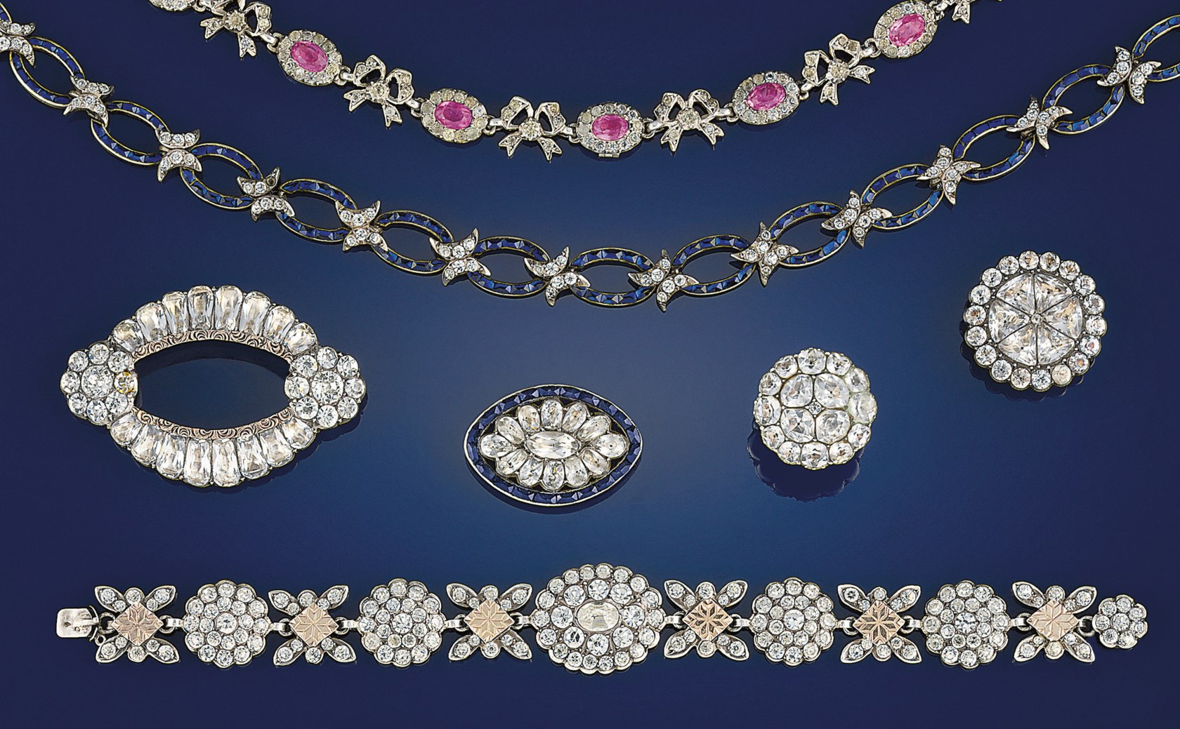 A group of 18th, 19th and 20th century paste jewellery