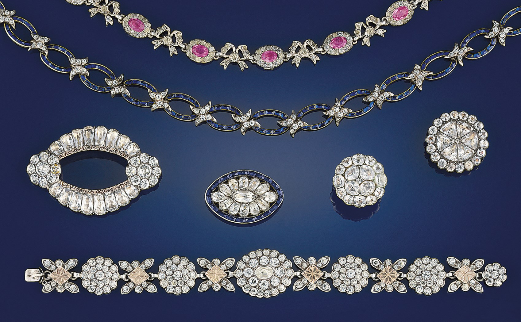 A group of 18th, 19th and 20th century paste jewellery
