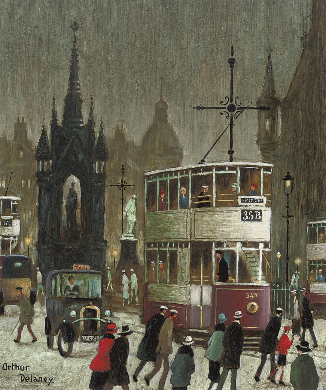 Arthur Delaney (1927-1987) , Albert Square | Christie's