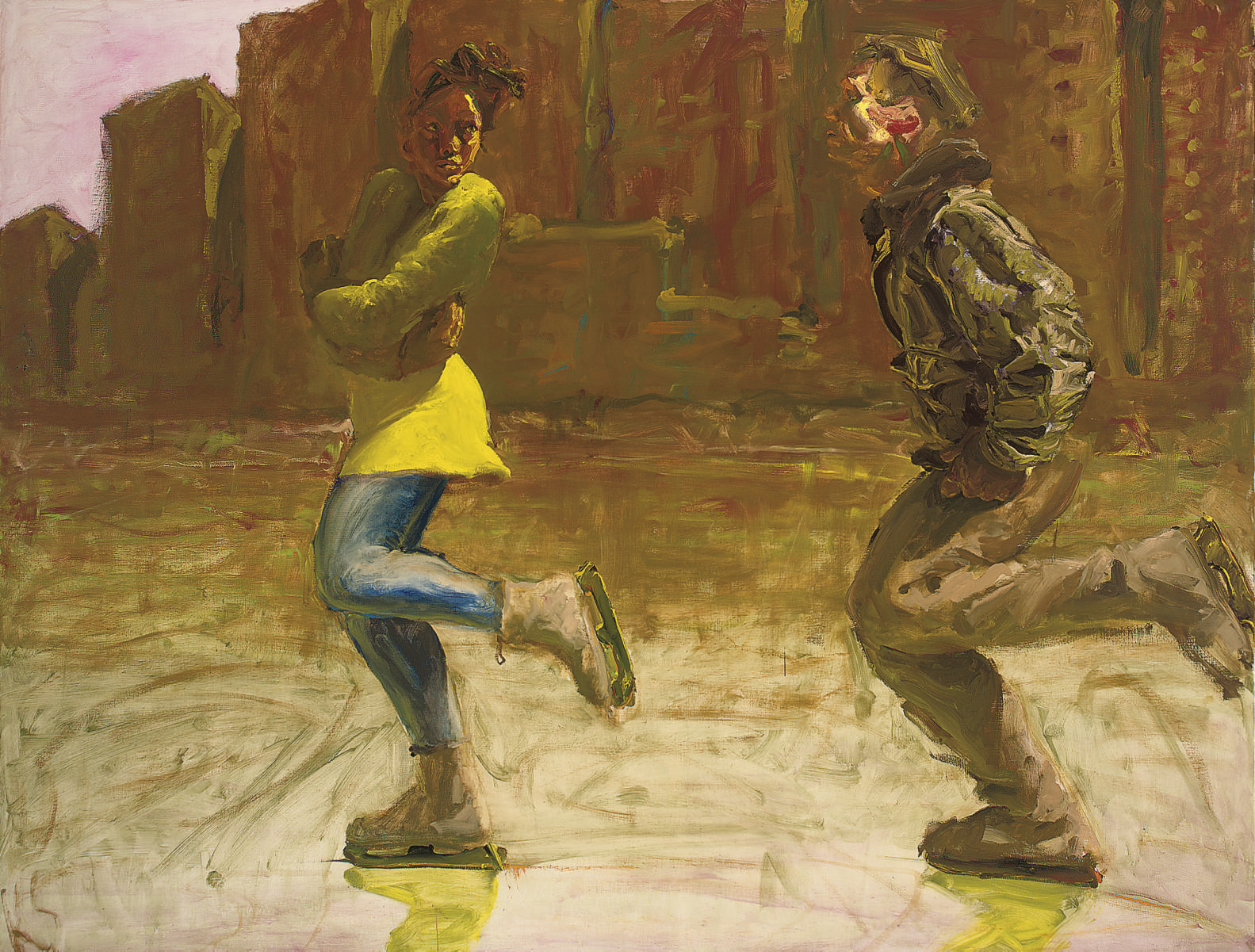 Kevin Sinnott (b. 1947) , Ice Skaters | Christie's
