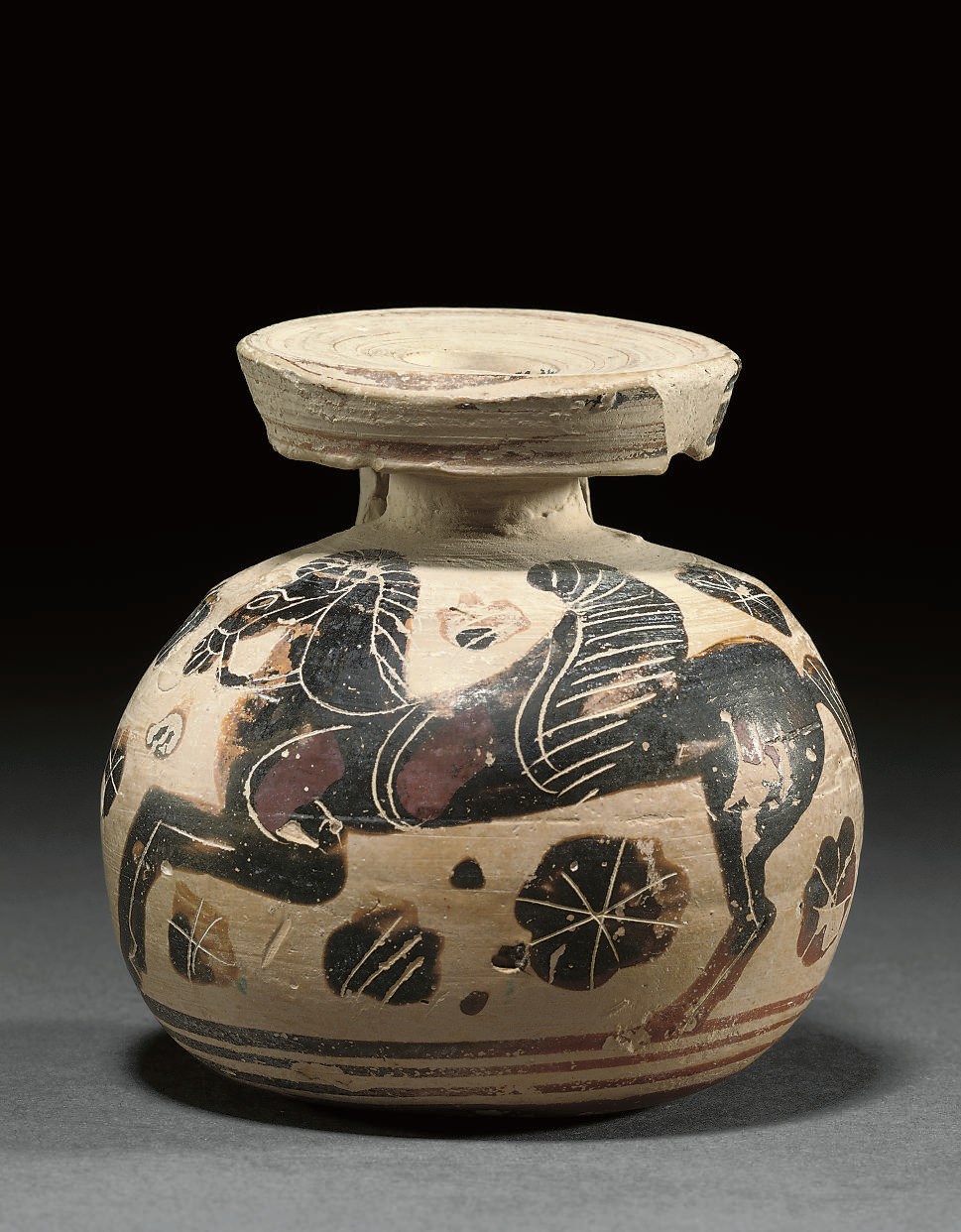 A CORINTHIAN POTTERY ARYBALLOS , EARLY 6TH CENTURY B.C. | Christie's
